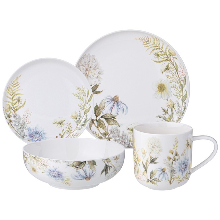 Купить Набор посуды обеденной lefard "grasses" на 4 пер. 16 пр. Lefard (577-197) по цене 6 983 ...