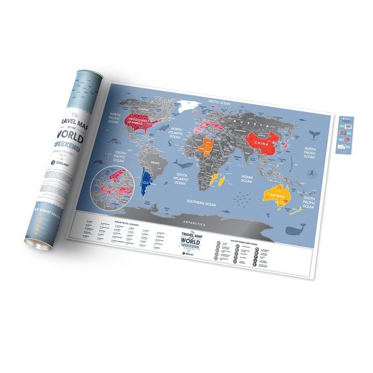 Купить Карта travel map weekend world (58061) по цене 1 200 руб. в ...